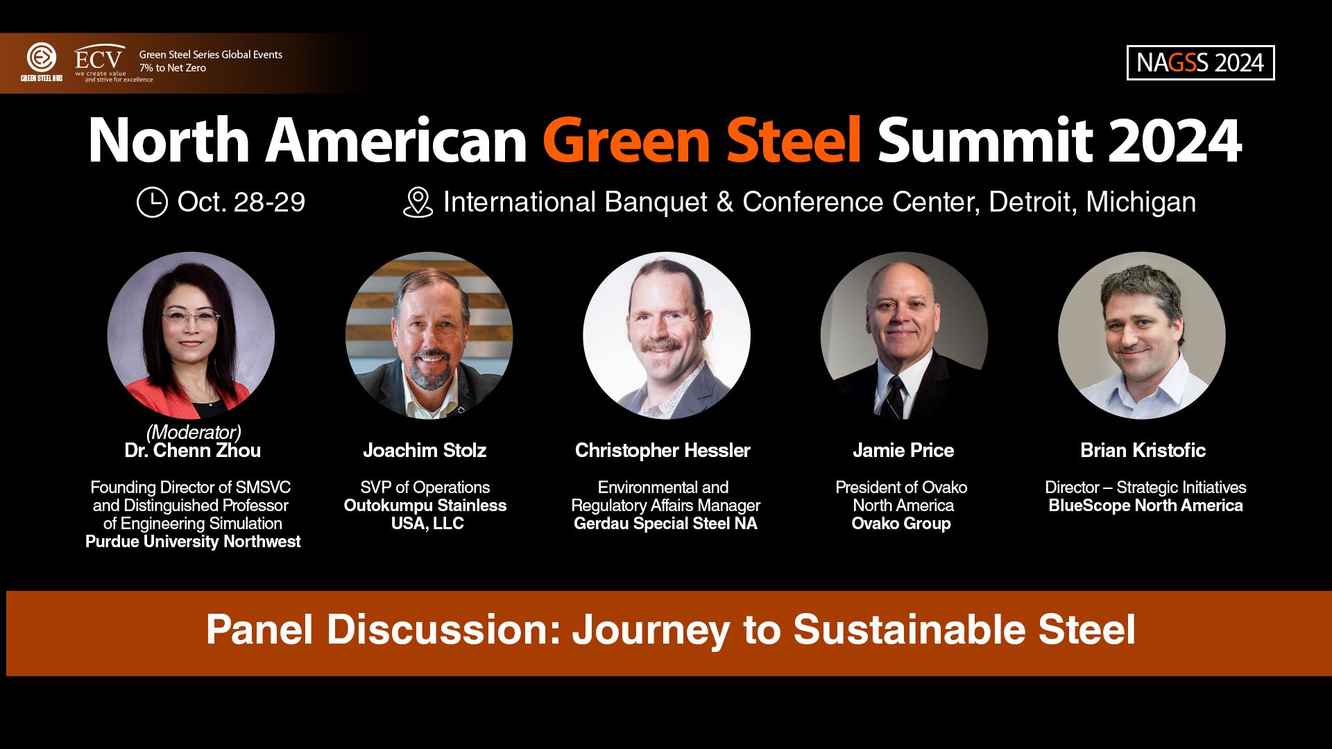 The panel discussion session Ⅱ of the North American Green Steel Summit