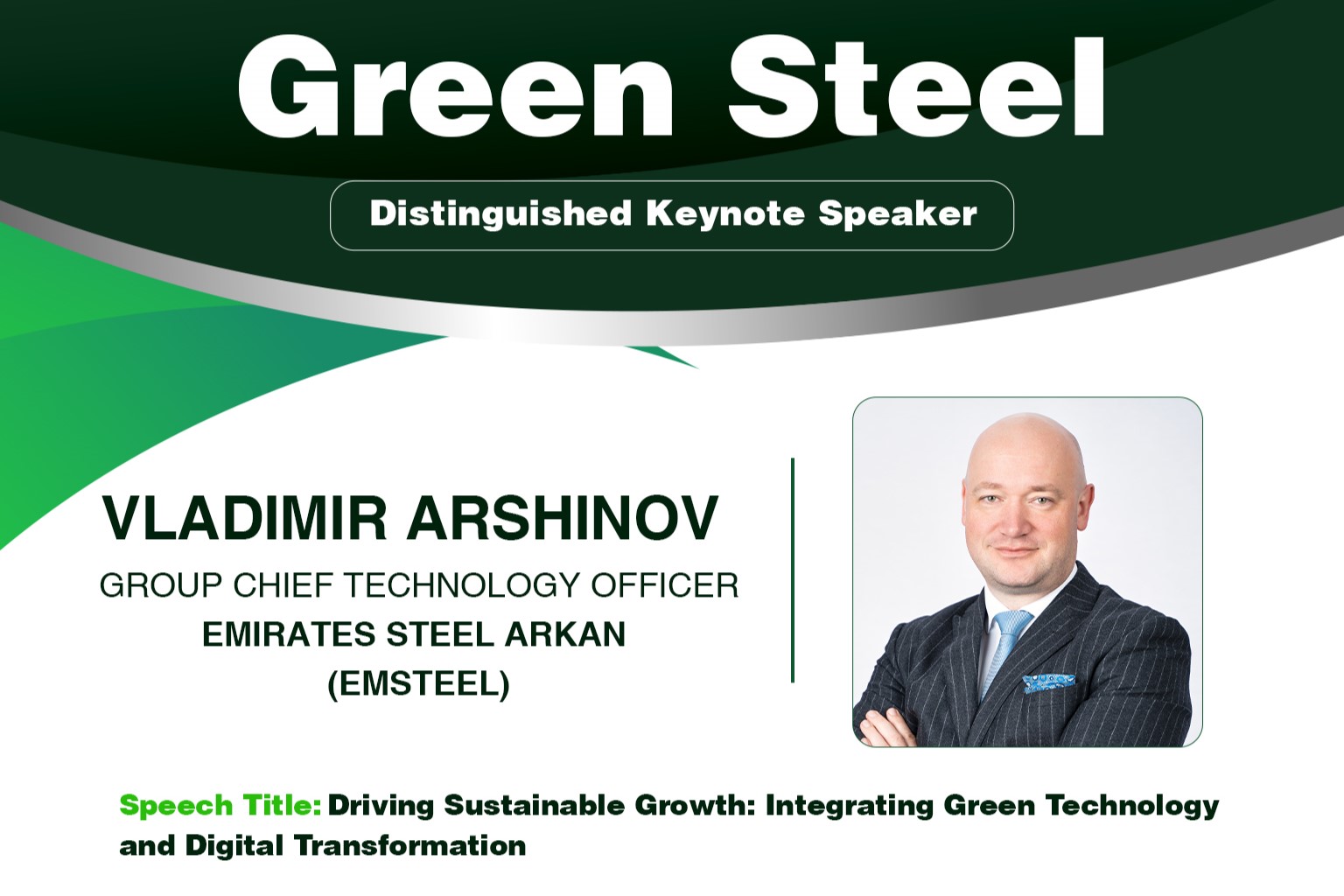 Emirates Steel Arkan will have a speech at Middle East And North Africa ...